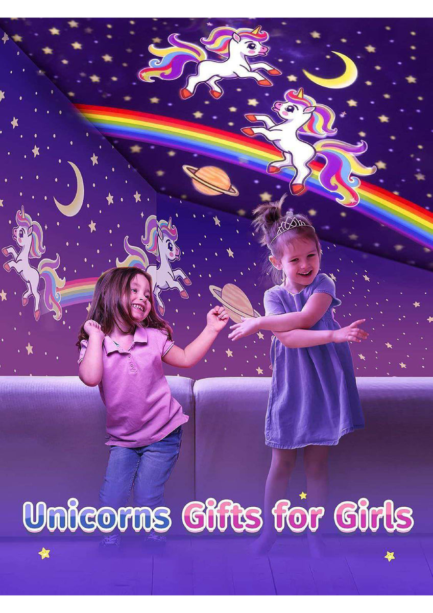 Rotating Rabbits Night Light, Night Lamp Star Projector, Bluetooth Mus ...